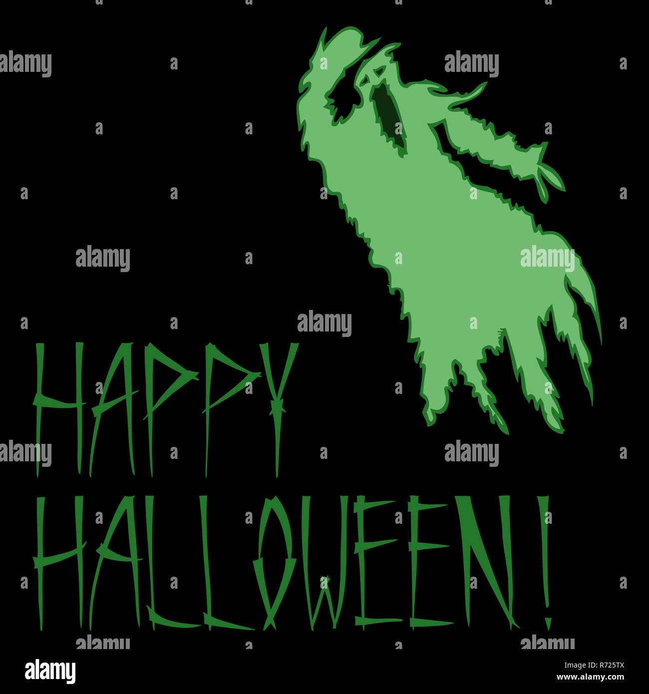 hand drawn ghost Stock Photo - Alamy