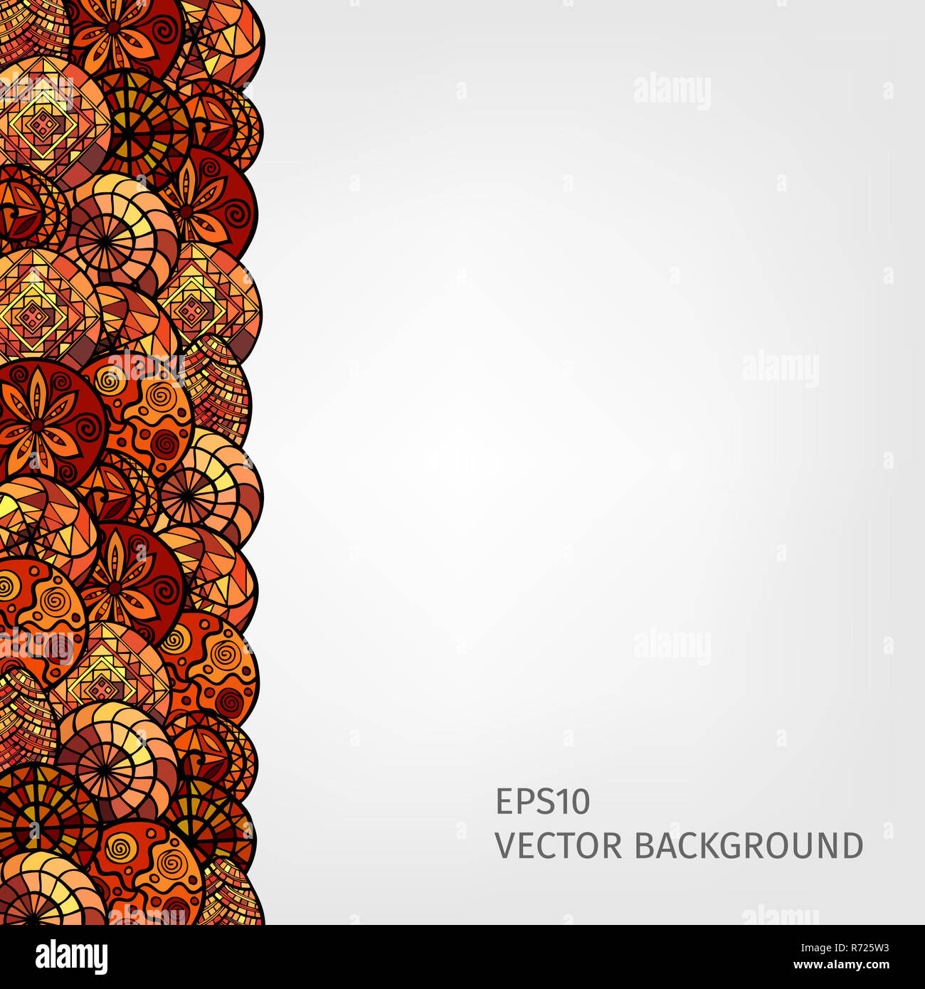 hand drawn ethnic background Stock Photo - Alamy