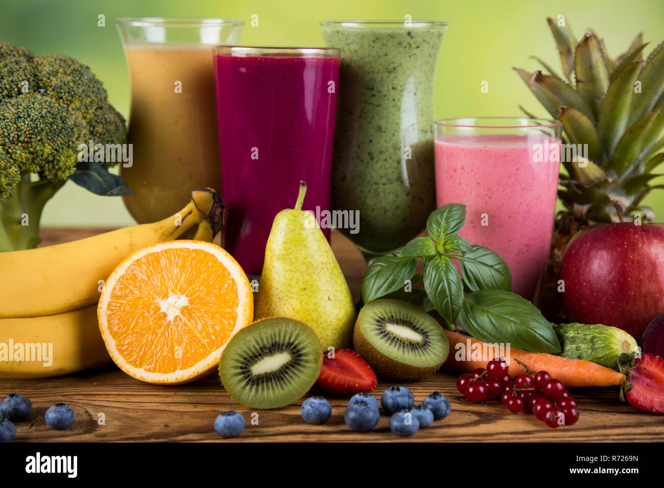 Vitamin and Fitness diet, Smoothie Stock Photo - Alamy