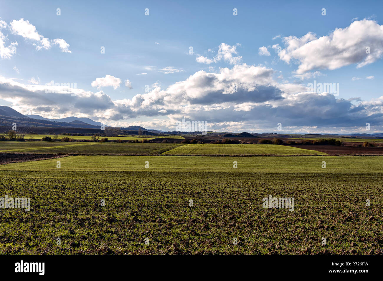 rural landscape in basque country Stock Photo - Alamy