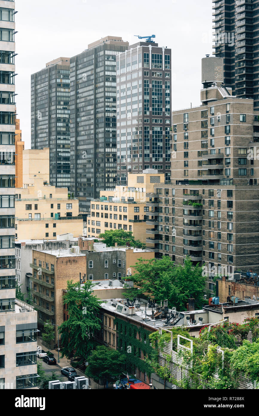 View of buildings in Turtle Bay, Manhattan, New York City Stock Photo ...