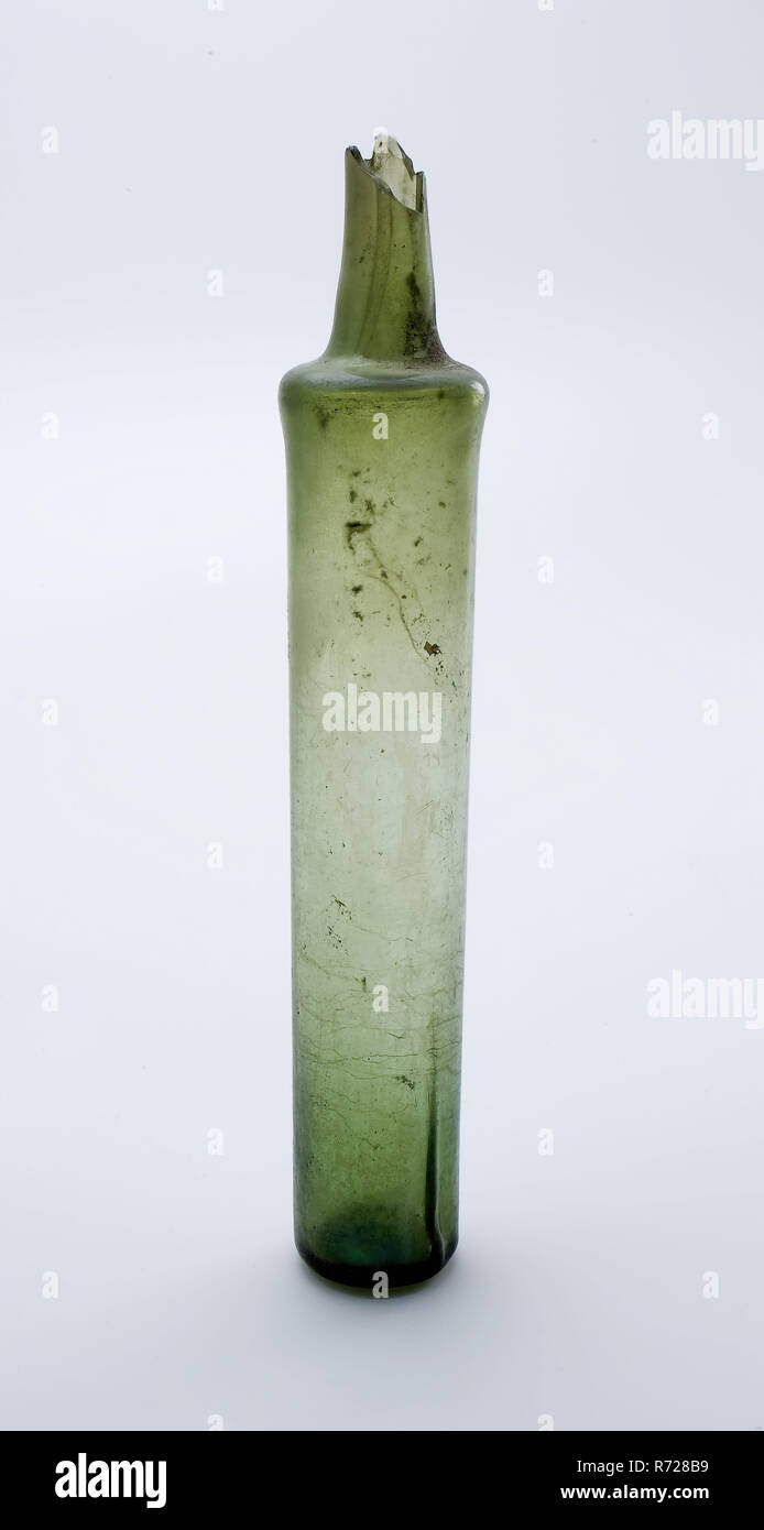 Oblong cylindrical storage bottle, apothecary bottle perfume bottle ...