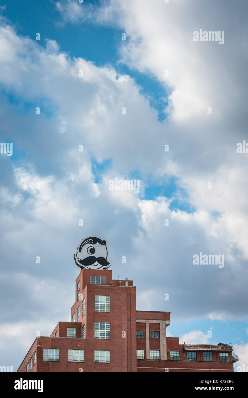 The Natty Boh Tower in Canton, Baltimore, Maryland Stock Photo - Alamy