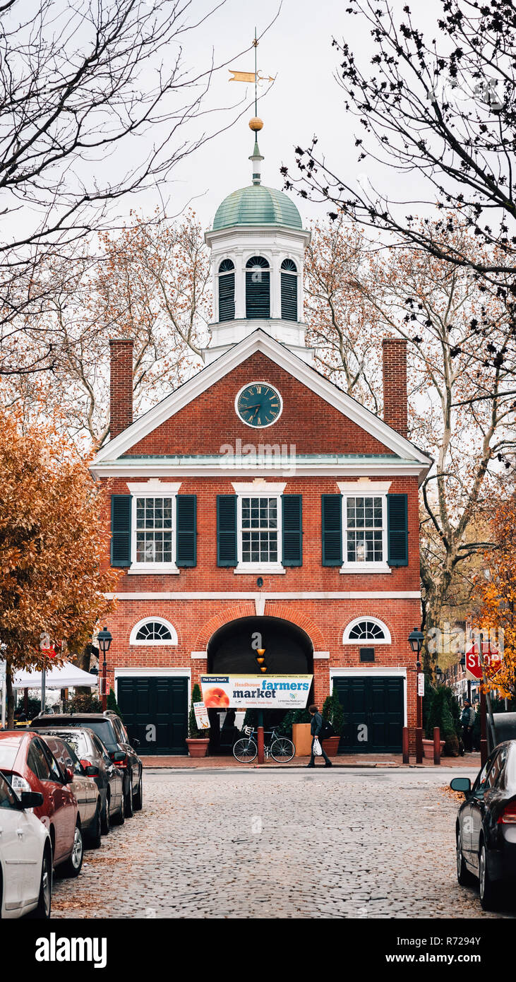 The Head House in Society Hill, Philadelphia, Pennsylvania Stock Photo ...