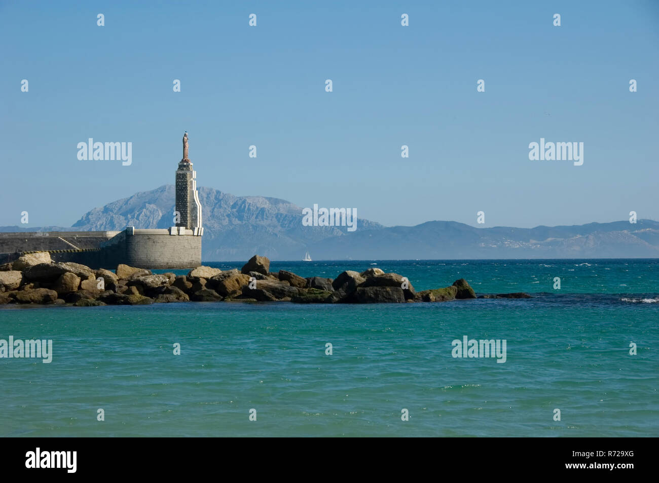 Strait landscape mountain sea andalusia hi-res stock photography and ...