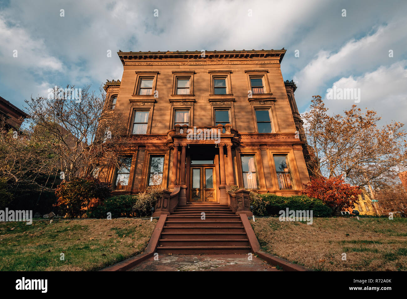 Stairs and houses in Spring Garden, Philadelphia, Pennsylvania Stock ...