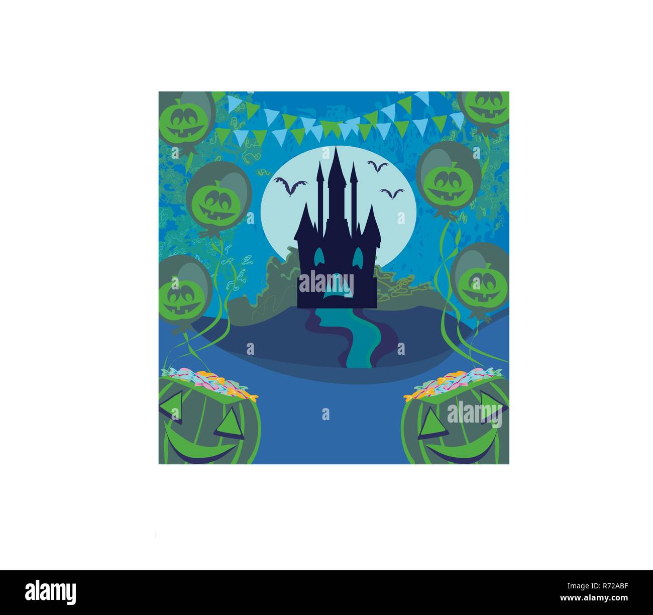 Swirly tree illustration Stock Vector Images - Alamy