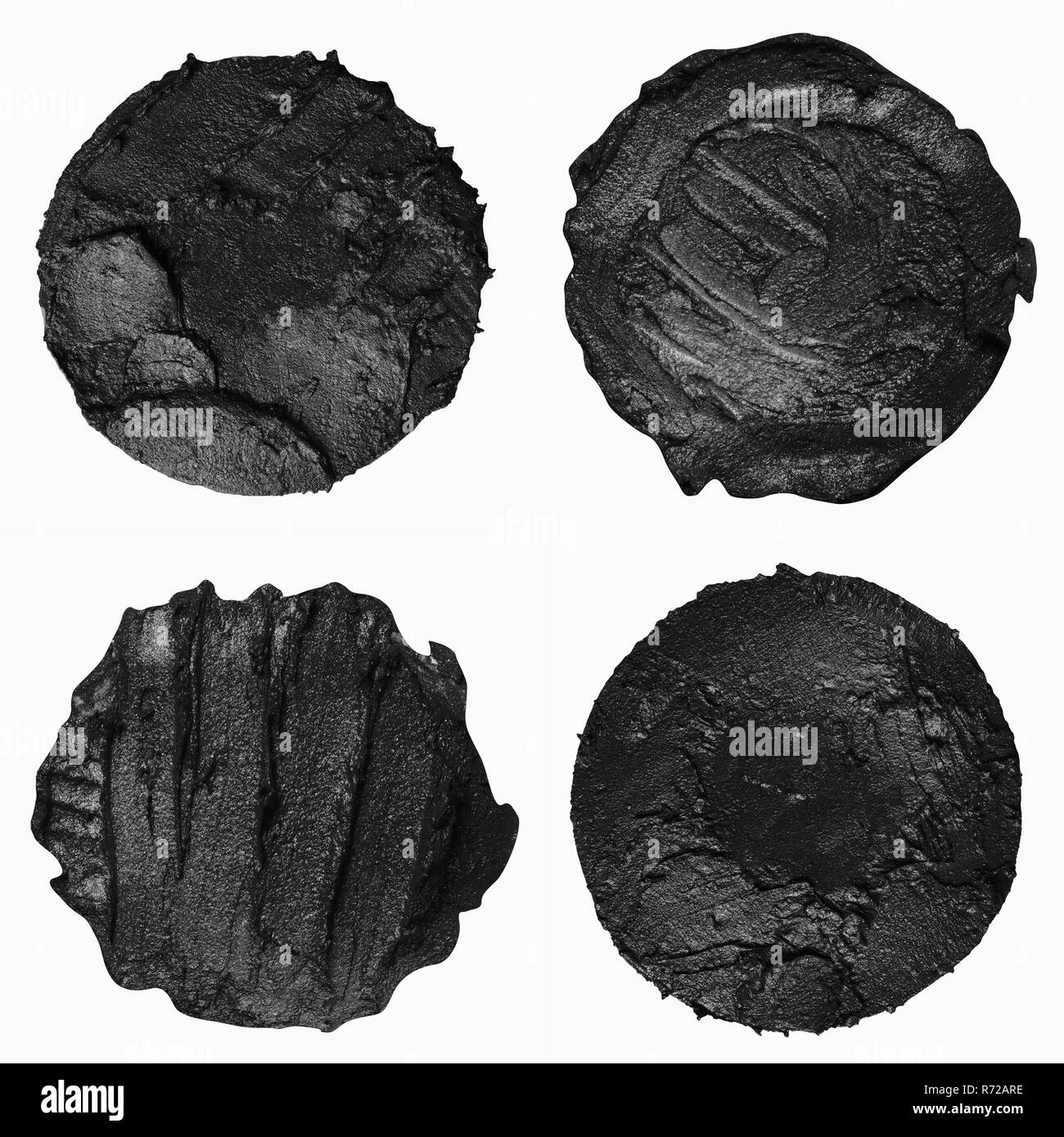 Lipstick smudge white background Black and White Stock Photos & Images ...