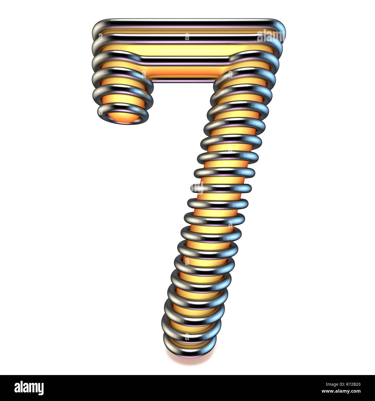 Yellow number 7 hi-res stock photography and images - Alamy