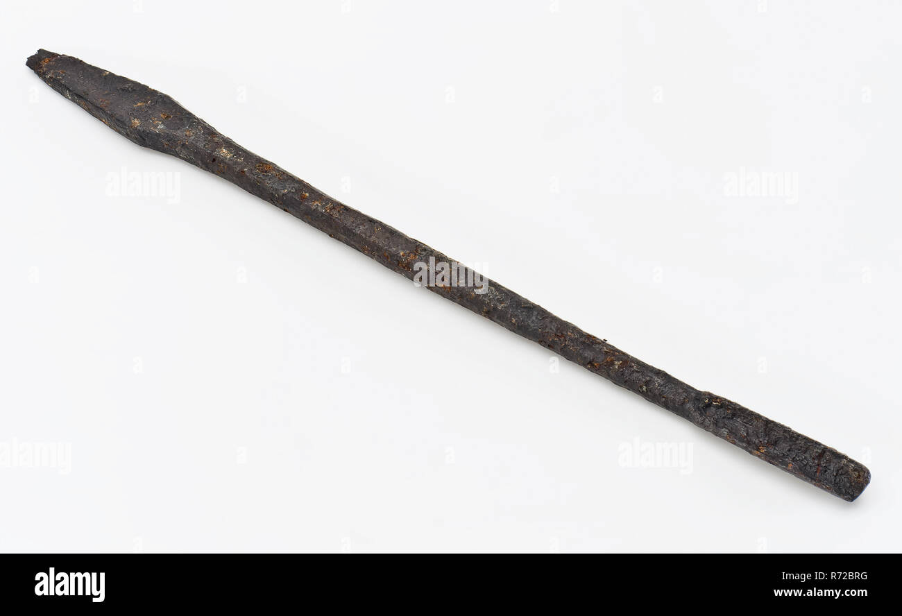 Iron spoon drill, drill tools equipment soil find iron metal, forged ...