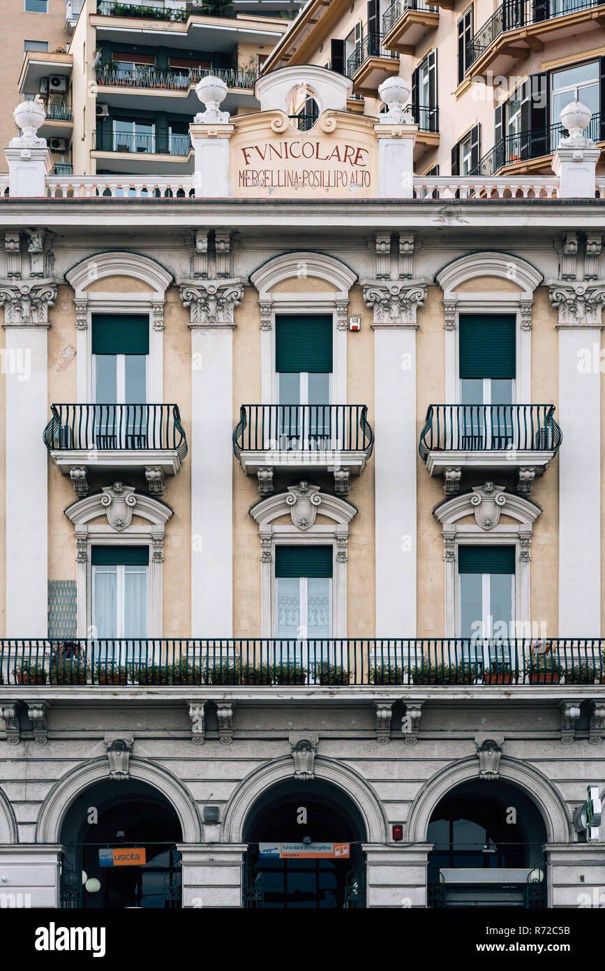 Mergellina funicular hi-res stock photography and images - Alamy