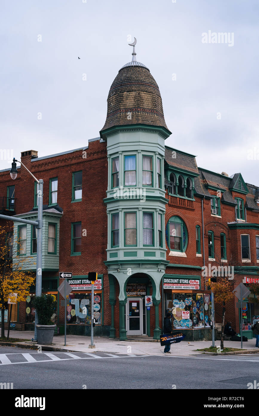 Historic building at the intersection of 25th & Charles Street in ...