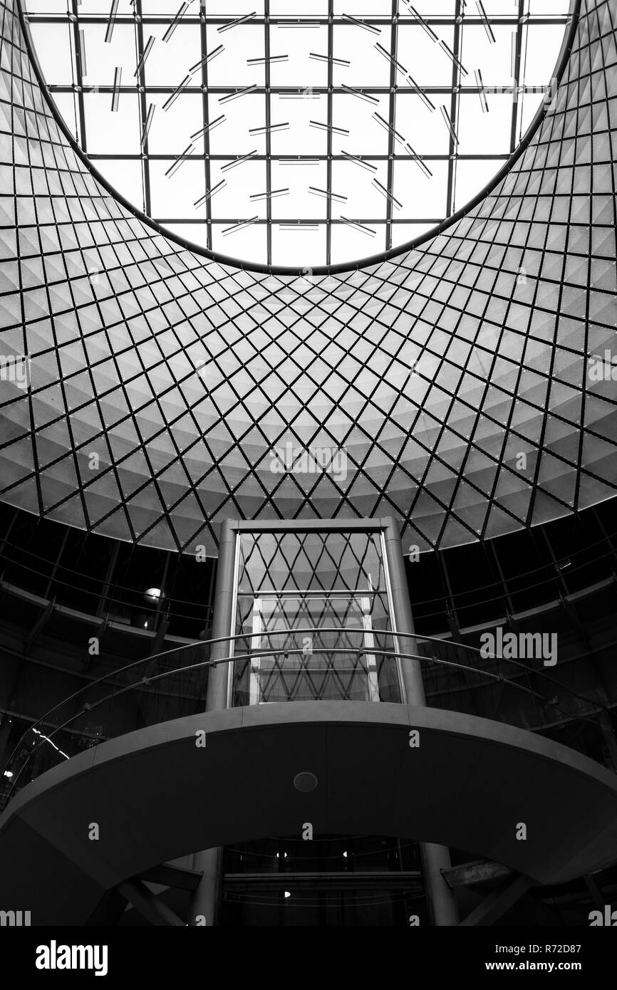The interior of the Fulton Center, in Manhattan, New York City Stock ...