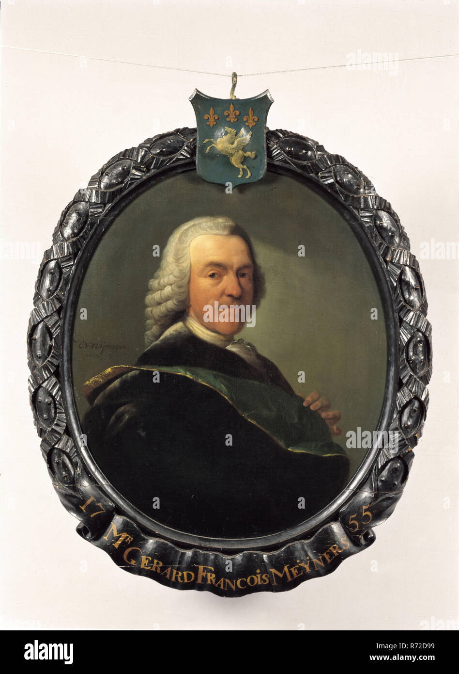 Dionys van Nijmegen, Portrait of Gerard François Meyners (1711-1790 ...