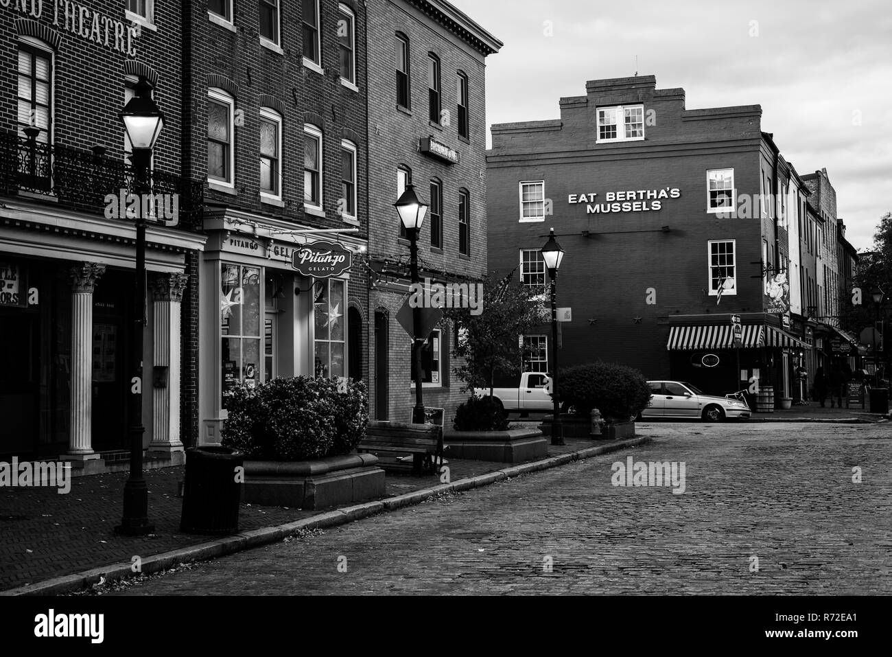 Broadway, in Fells Point, Baltimore, Maryland Stock Photo - Alamy