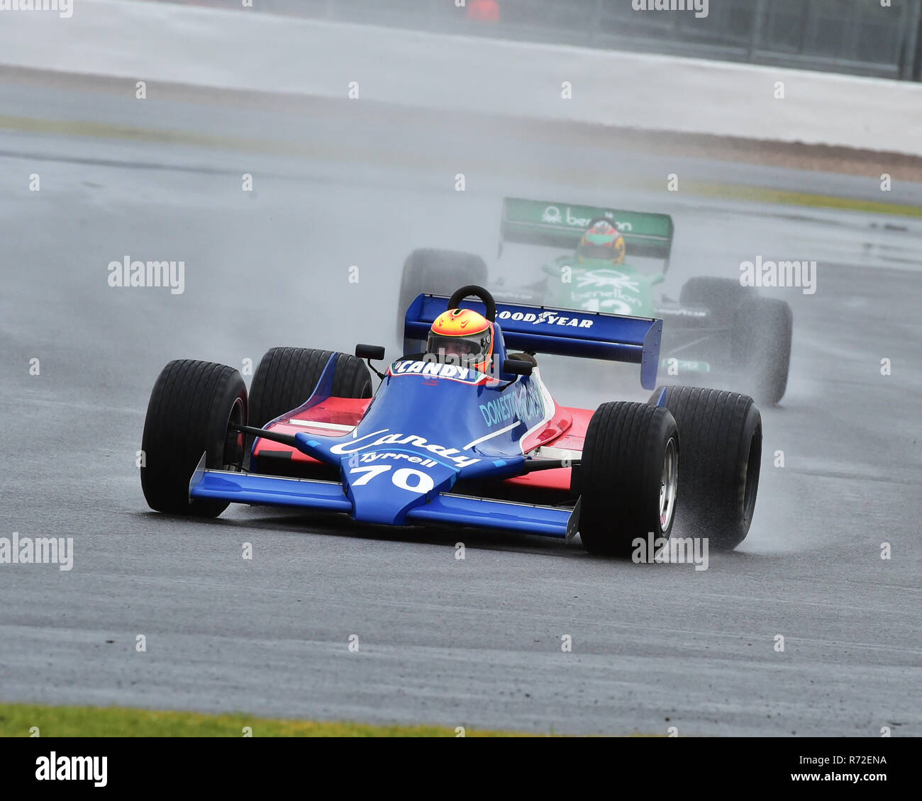 Loic Deman, Tyrrell 010, FIA Masters, Historic Formula One, Silverstone ...