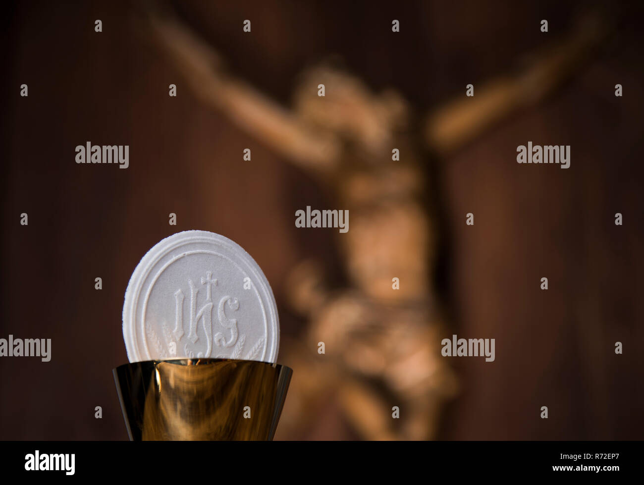 Eucharist, sacrament of communion Stock Photo - Alamy