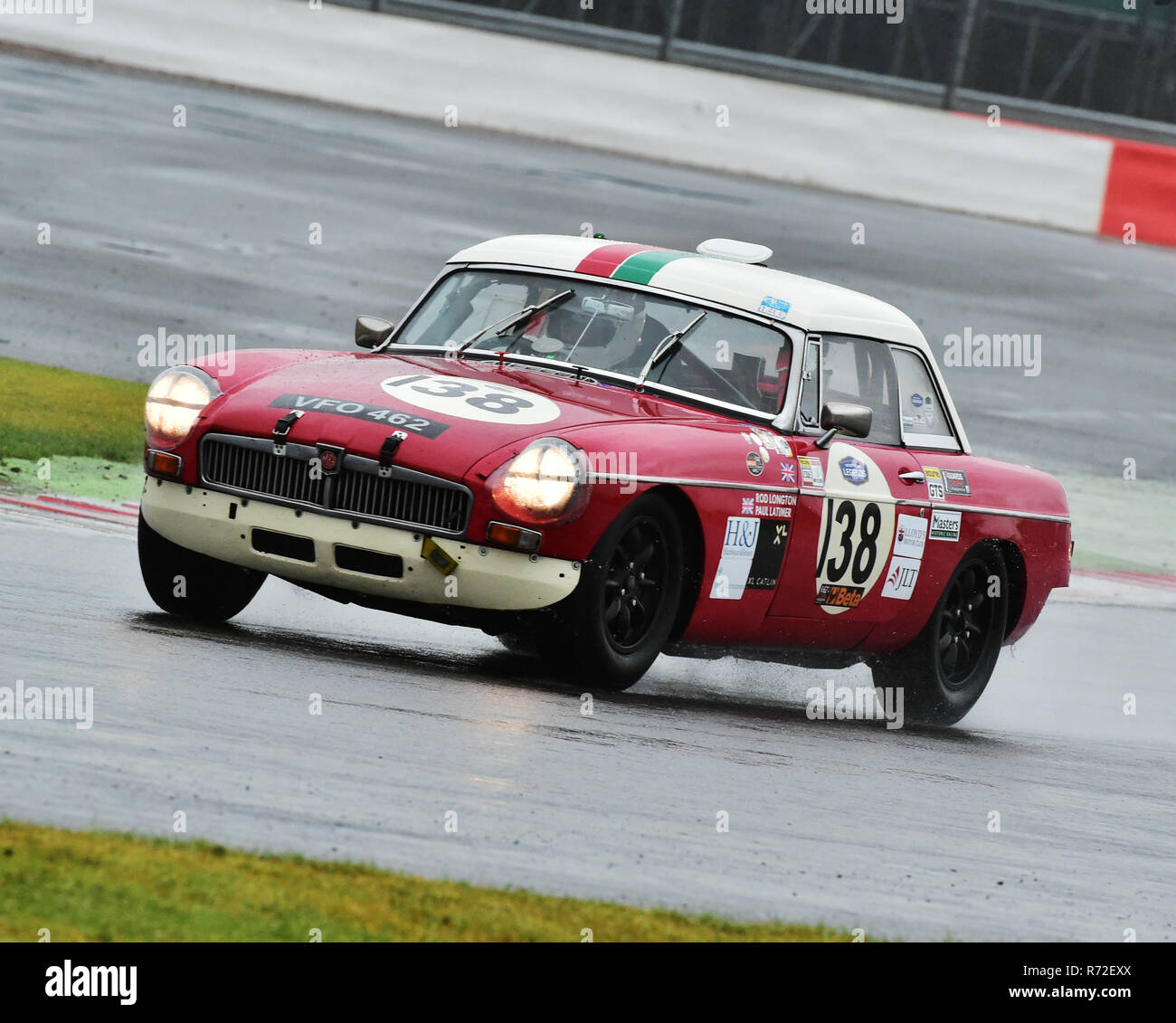 Paul Latimer, Steve Camplin, MG B, VFO 462, Guards Trophy, Silverstone ...