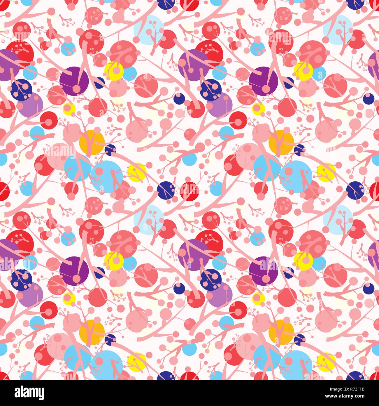 Seamless repeating floral pattern Stock Vector Image & Art - Alamy
