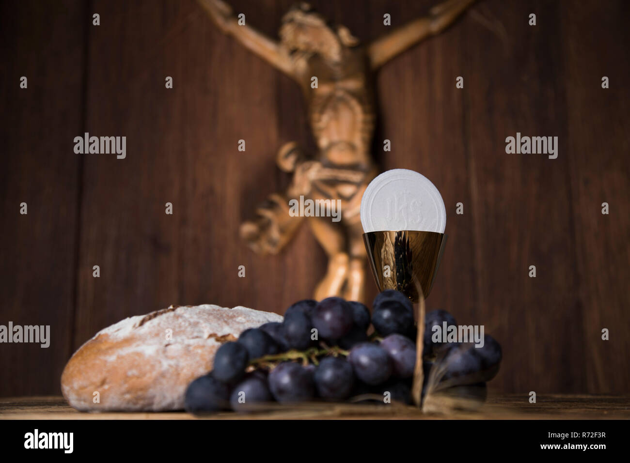 Eucharist, sacrament of communion Stock Photo - Alamy