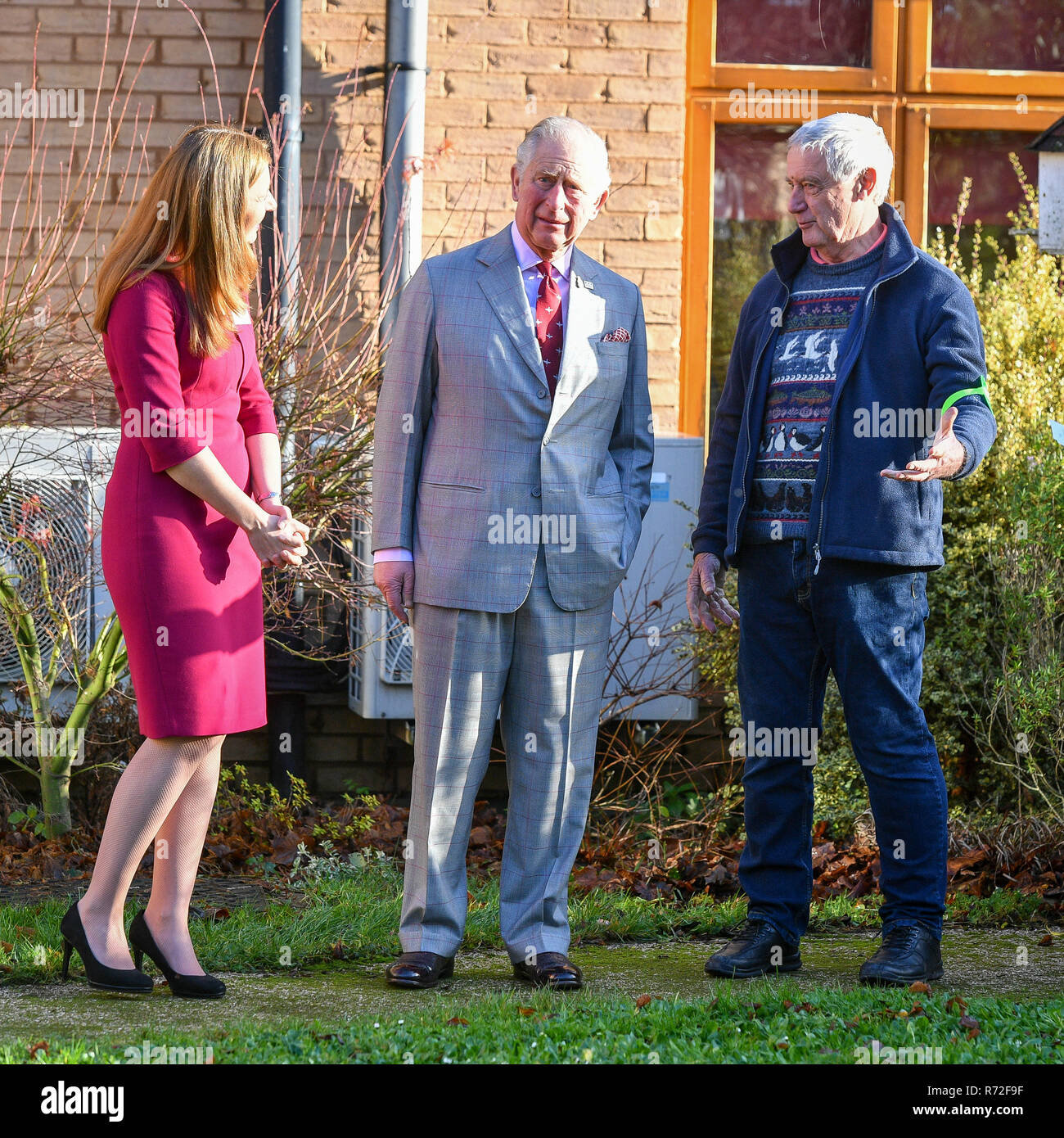 The Prince of Wales, in his role as Patron, is shown the grounds and ...
