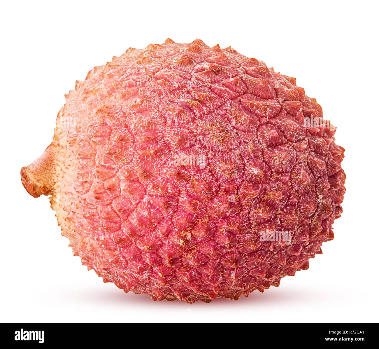 Fresh lychee isolated on white background. Clipping Path. Full depth of ...