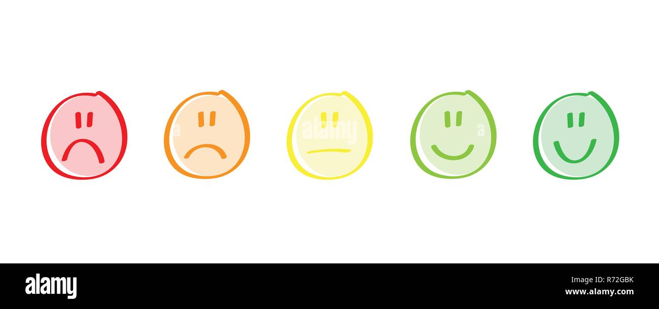 rating satisfaction feedback in form of emotions excellent good normal ...