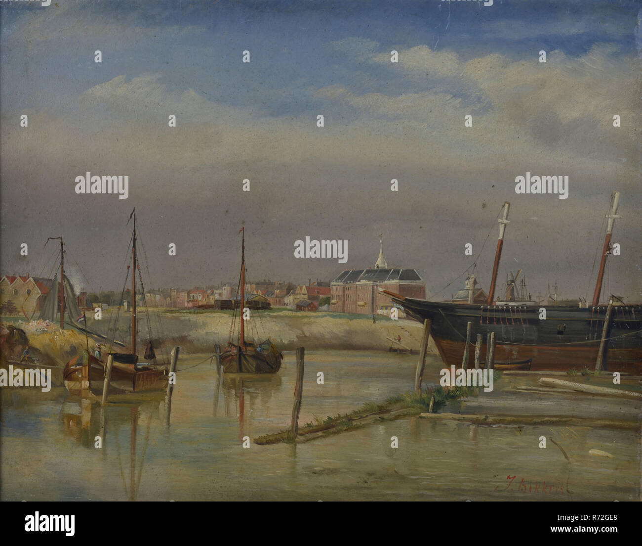 Jan Bikkers, 's Lands Werf, the naval dockyard and the Rijksentrepot at ...