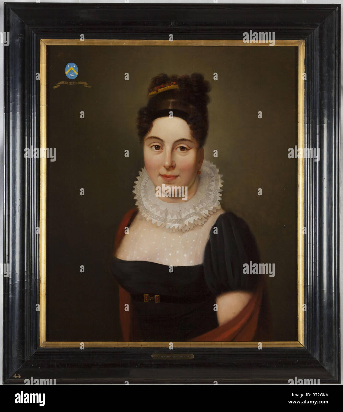 Portrait of Maria Cornelia Saint Martin (1792-1866), portrait painting ...