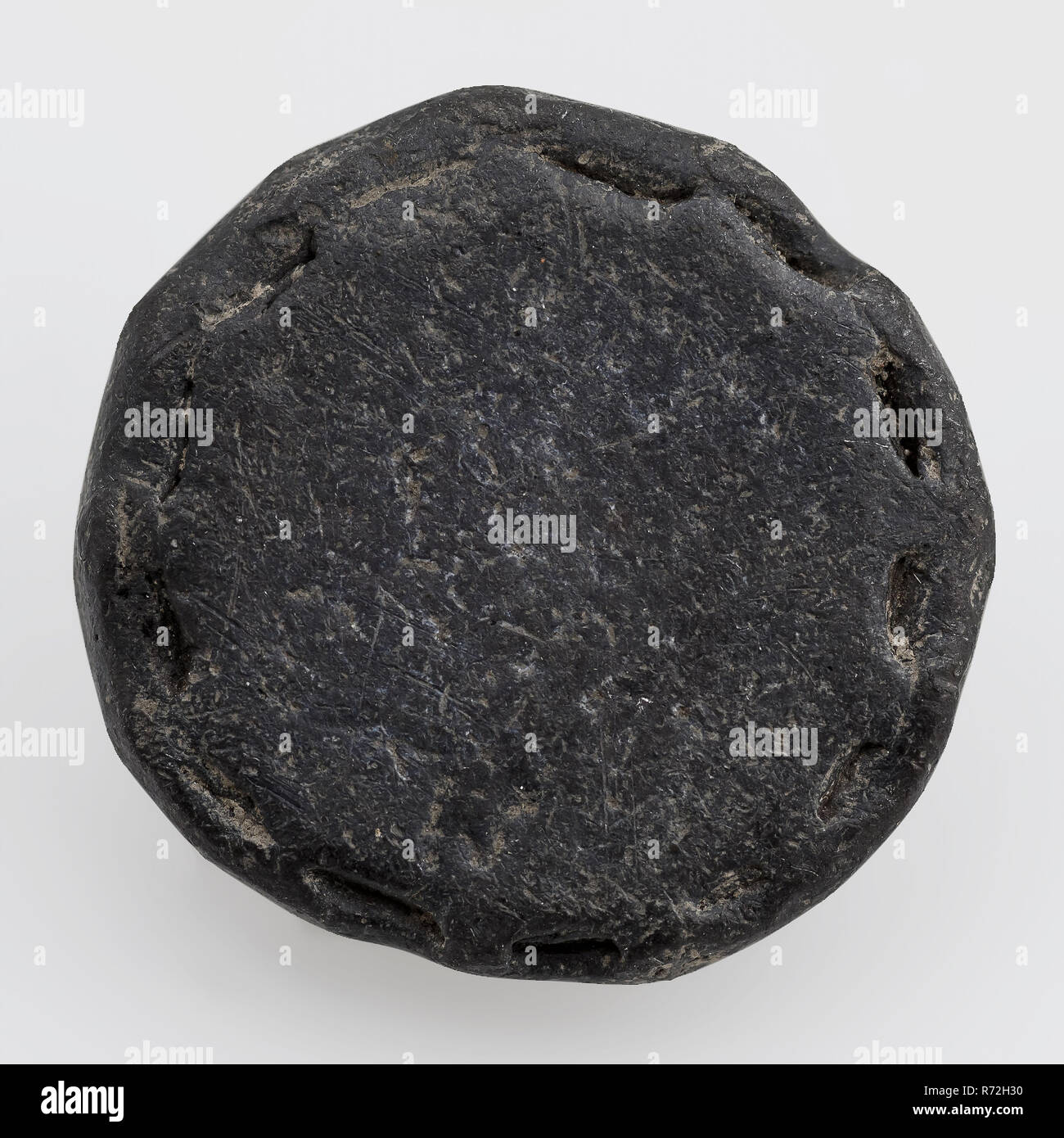 Loden playing disc or playing stone, disc game ground find lead metal ...