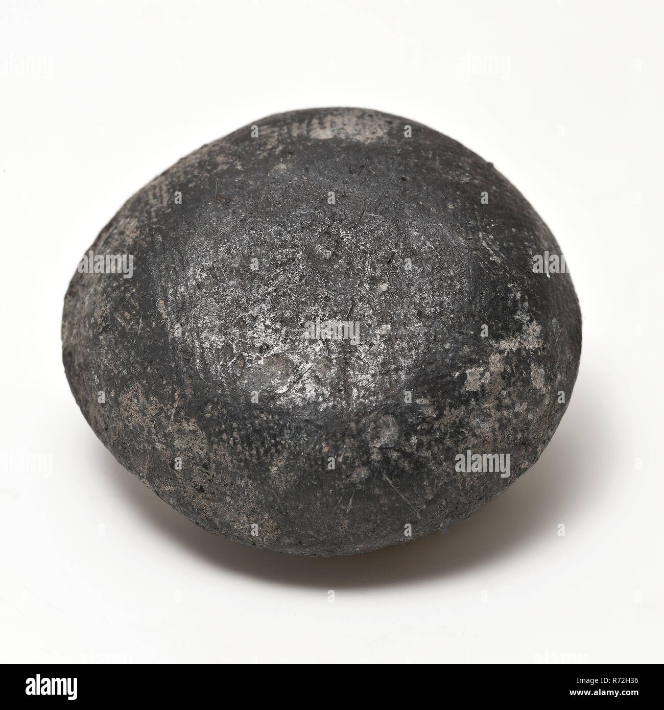 Lead disk, possible weight, round with flat and convex side, weight ...