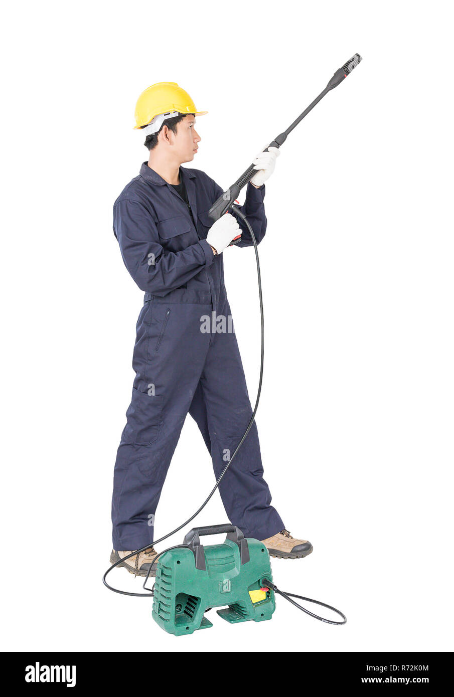Cleaning high pressure Cut Out Stock Images & Pictures - Alamy