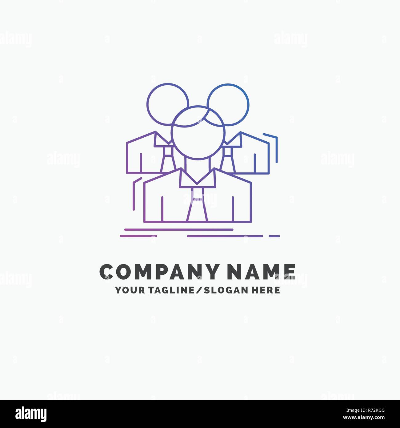 Purple people talking Stock Vector Images - Alamy