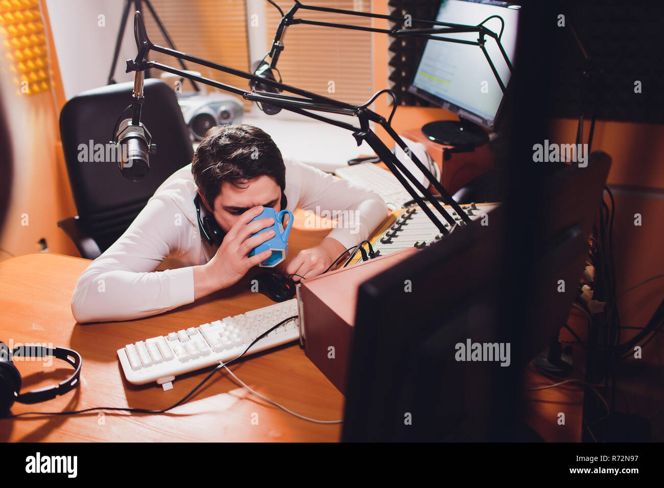 Drunk woman office party hi-res stock photography and images - Alamy