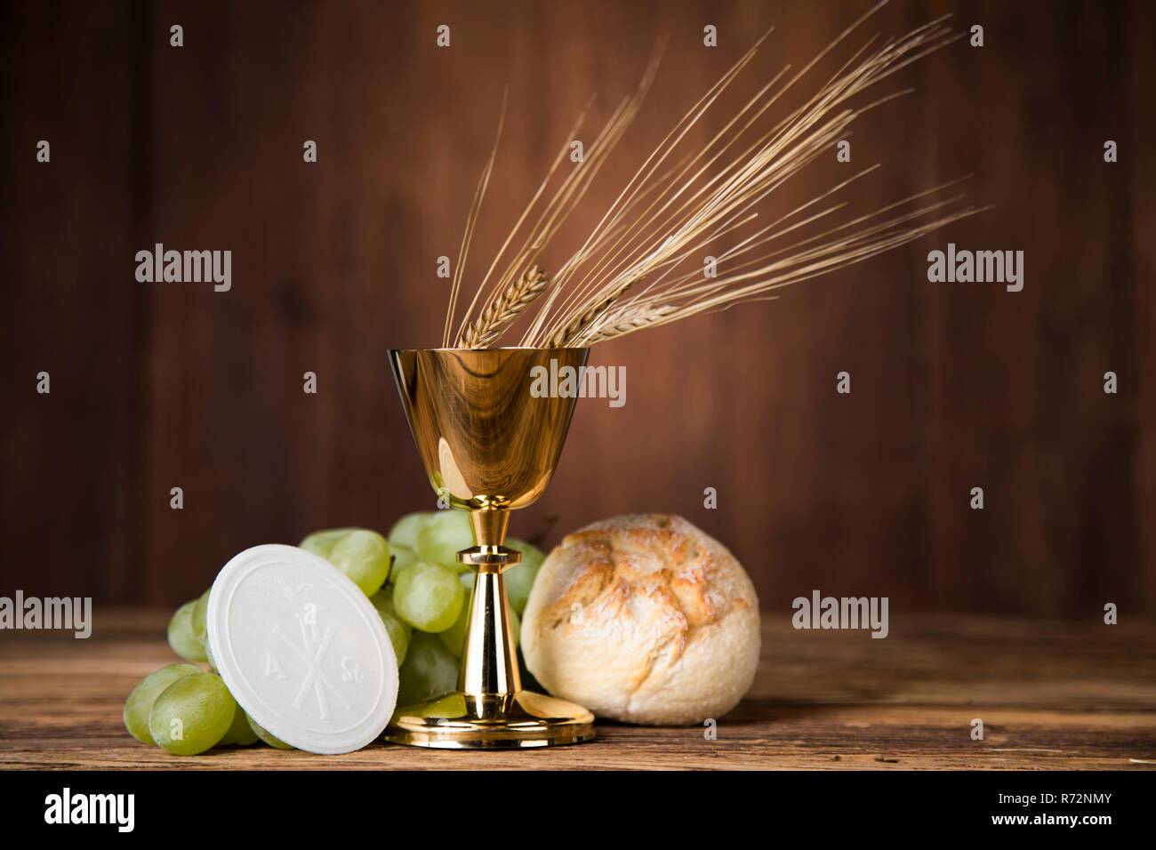 Sacrament of communion Stock Photo - Alamy
