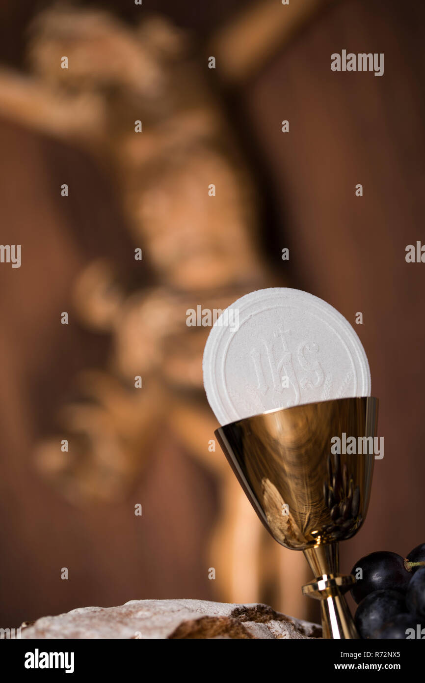 Sacrament of communion Stock Photo - Alamy