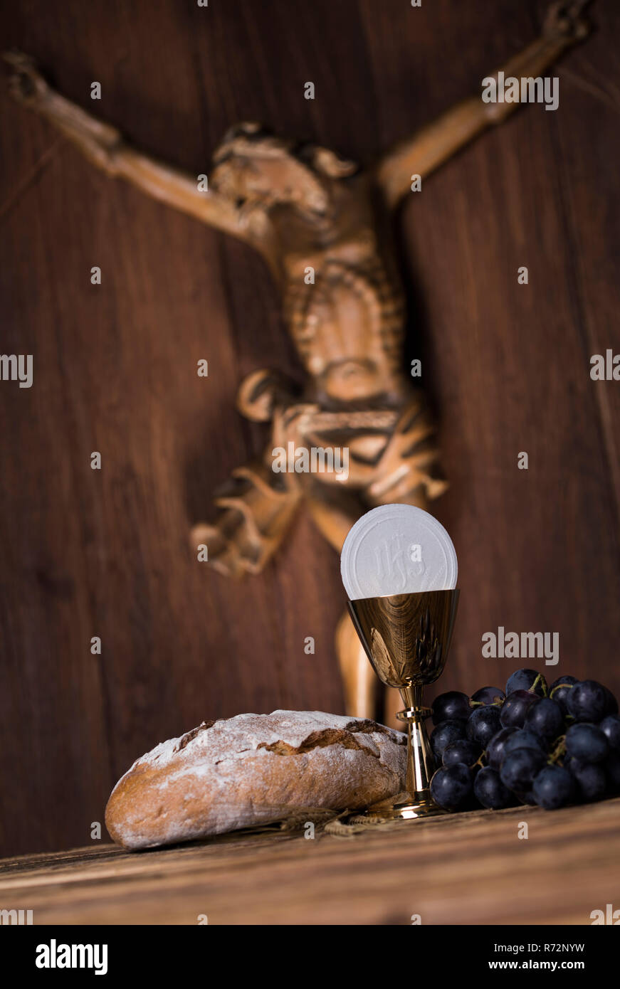 Eucharist, sacrament of communion Stock Photo - Alamy