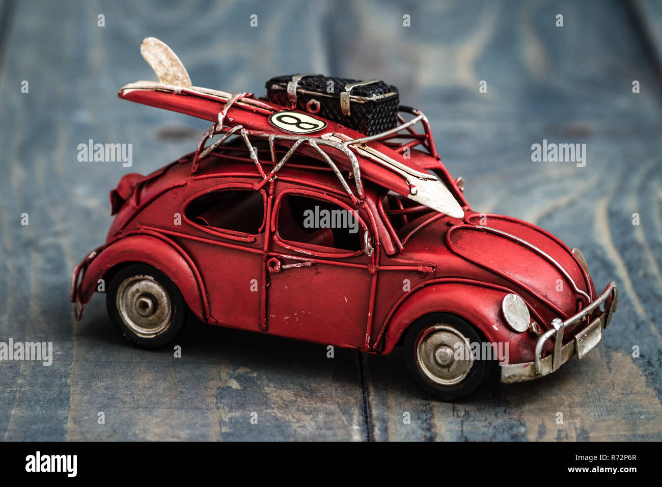 Classic Mini Red Car Model Stock Photo - Alamy