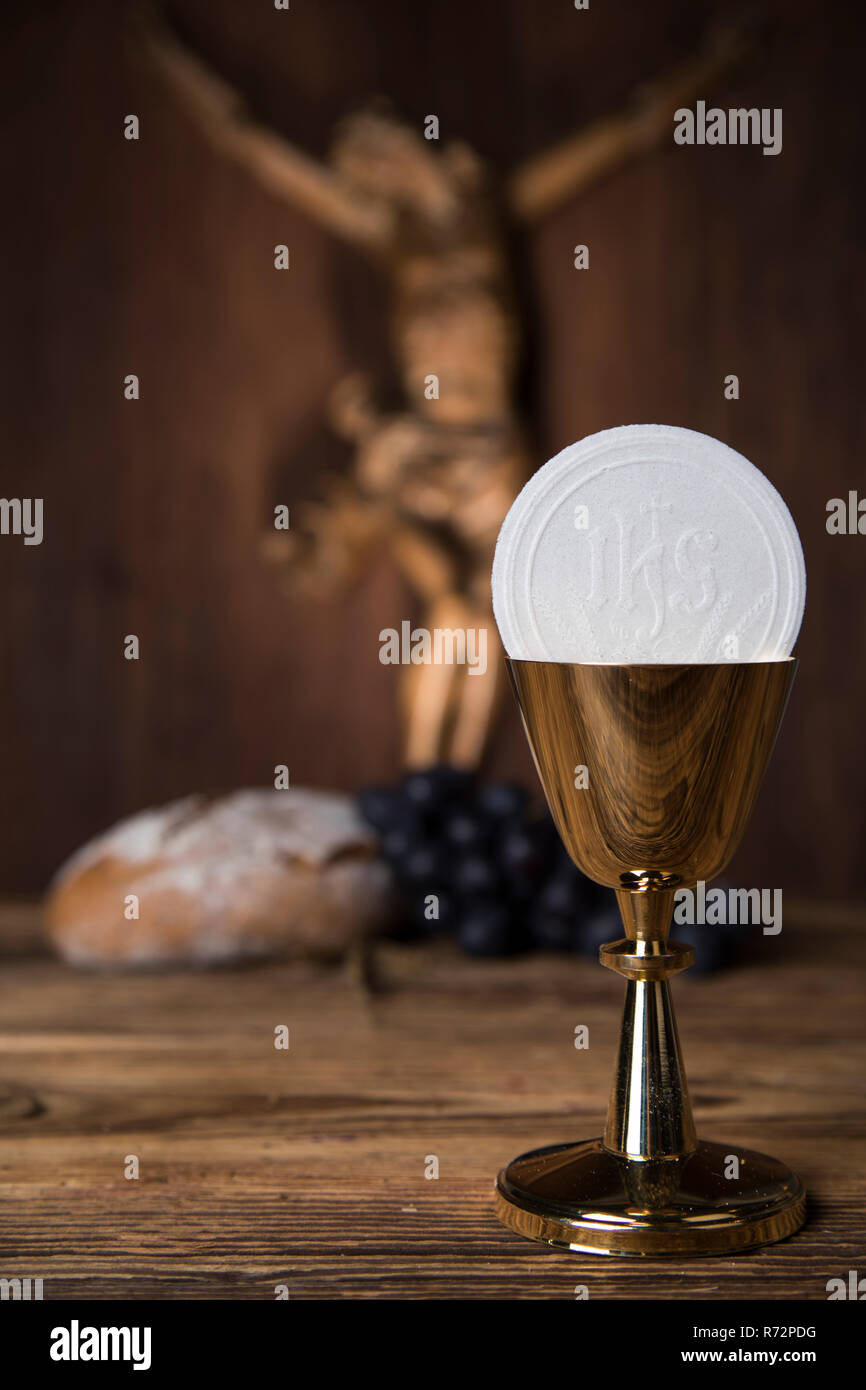 Sacrament of communion Stock Photo - Alamy