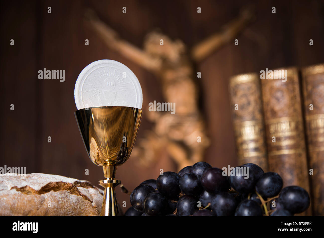 Eucharist, sacrament of communion Stock Photo - Alamy