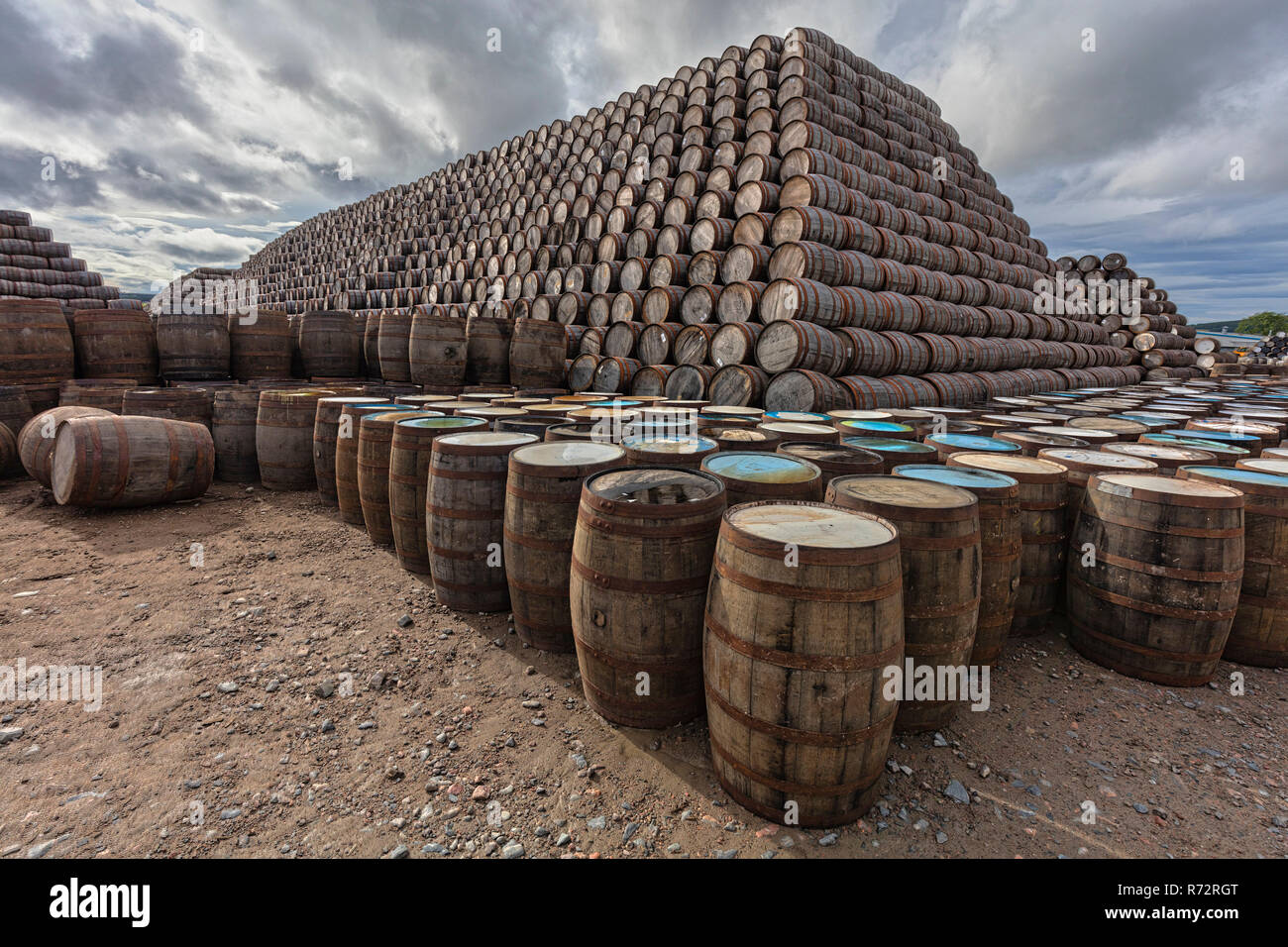 Whisky Barrels, Scotland Stock Photo - Alamy