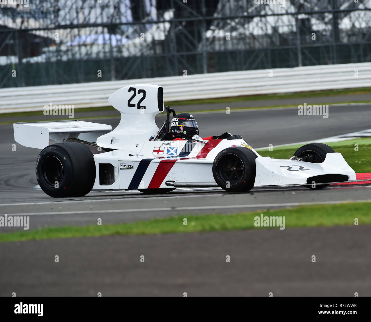 James Hagan, Hesketh 308/1, FIA, Masters Historic Formula One ...