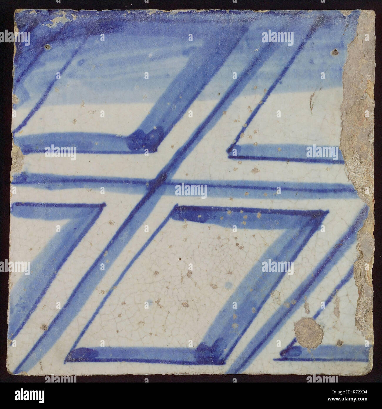 Tile with blue cassettes (floor ceiling?), wall tile tile sculpture ...