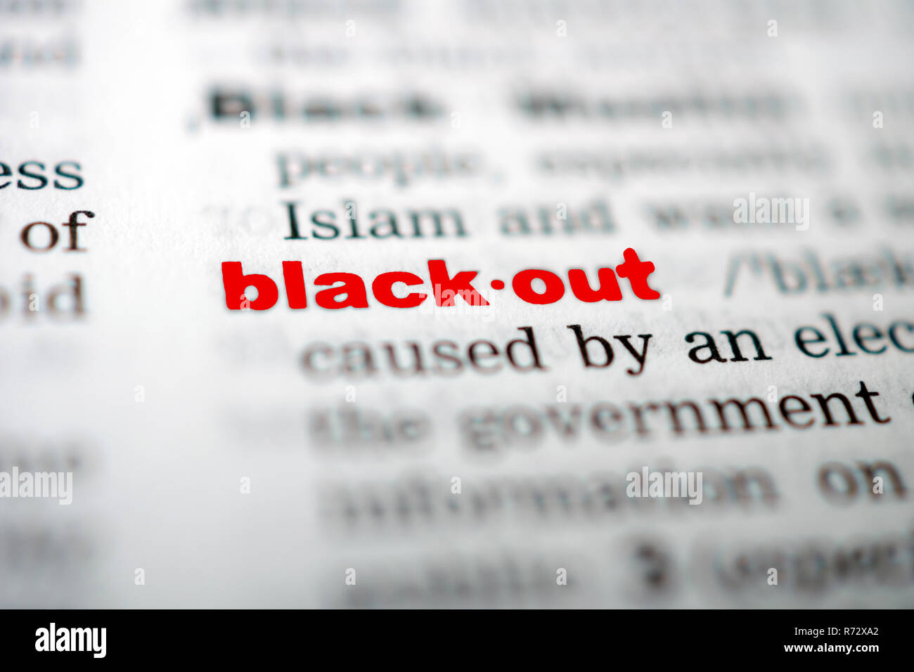 The blackout hi-res stock photography and images - Alamy