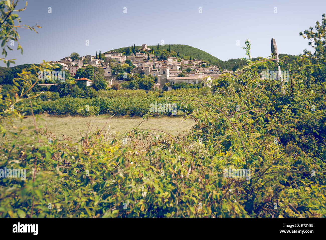 Mirmande is located between Valence and Montélimar right next to the ...