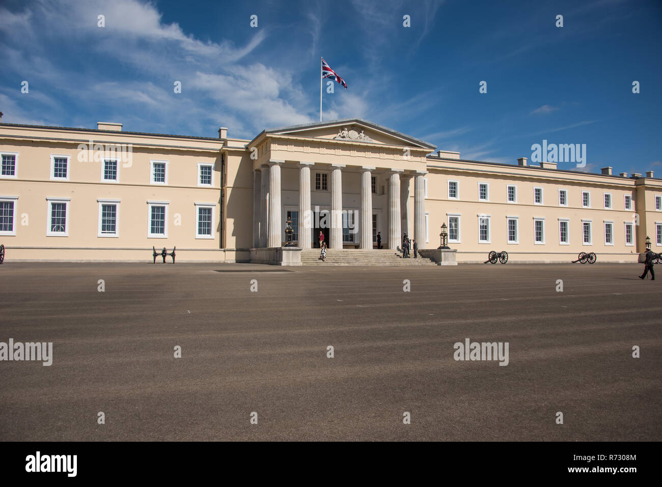 Officer Cadets at the Royal Military Academy Sandhurst take part in the ...