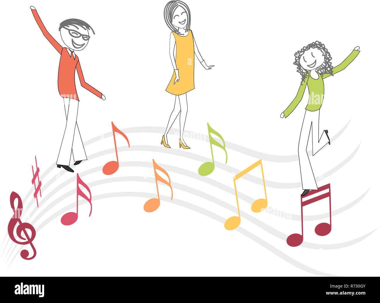 Learn dancing women hi-res stock photography and images - Alamy