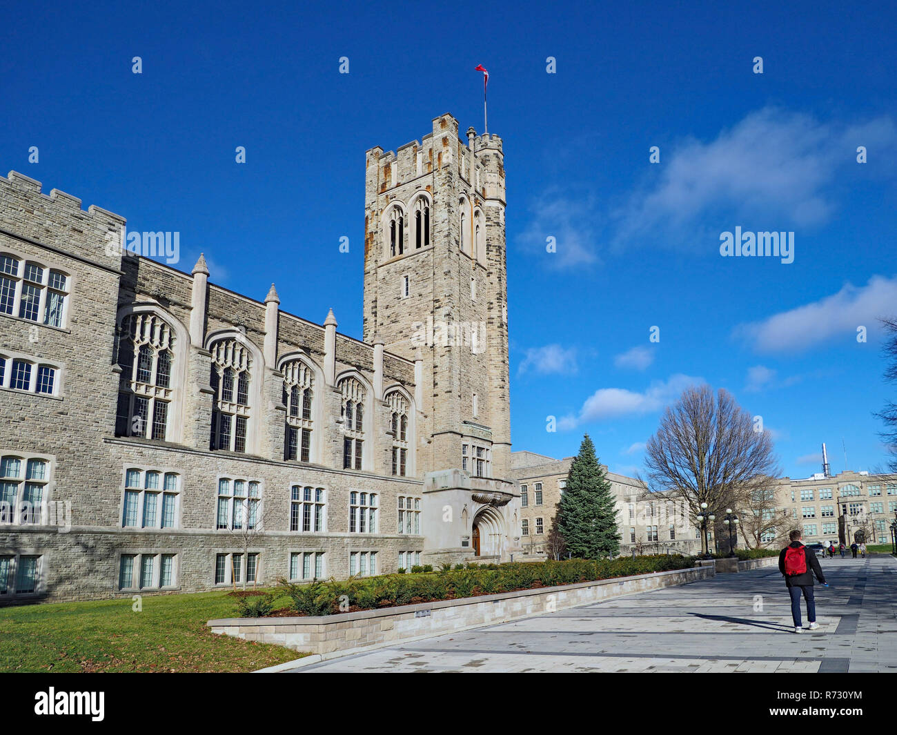 Canadian gothic college building, University College at the University ...