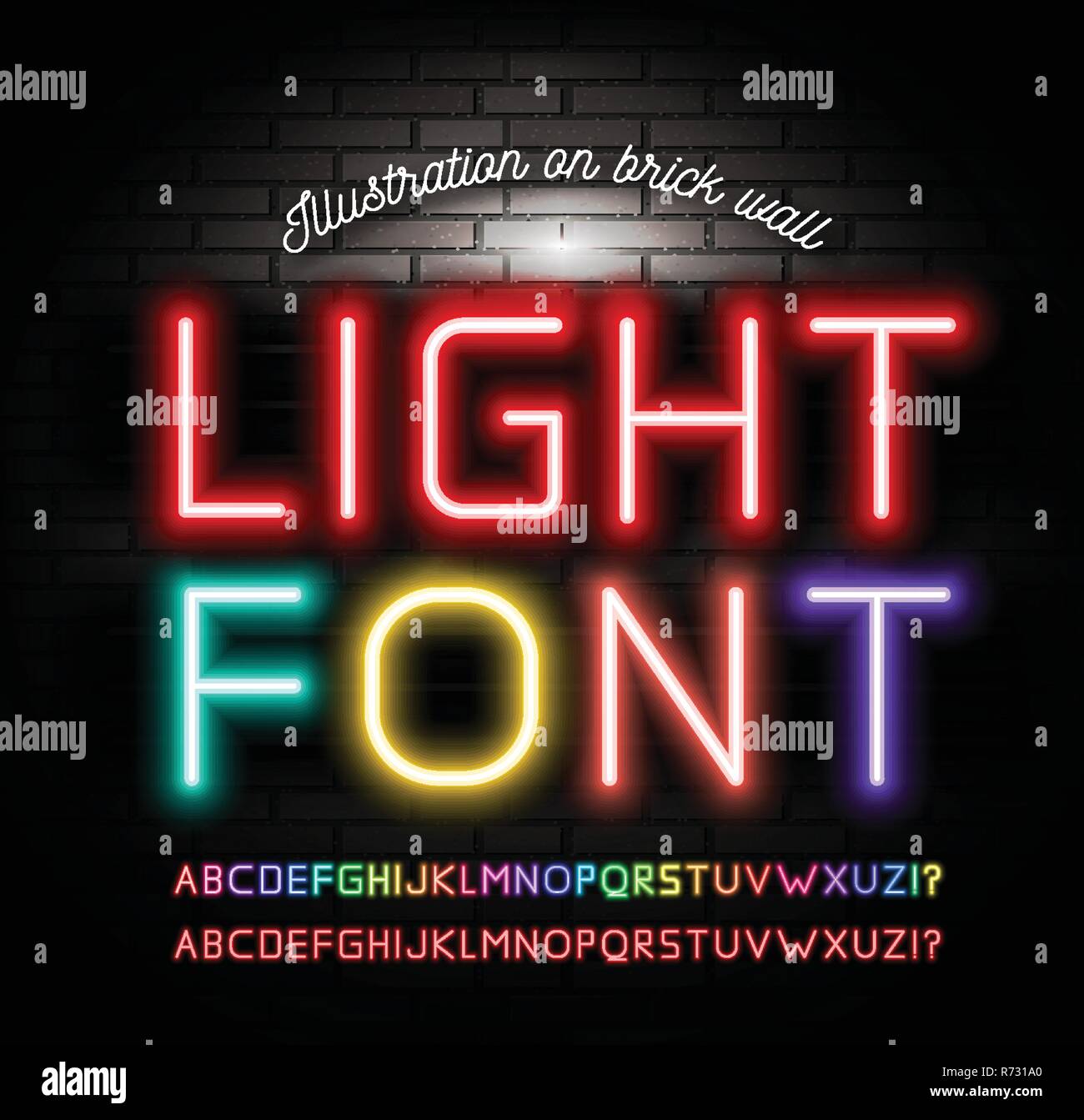 Fluorescent color Stock Vector Images - Alamy