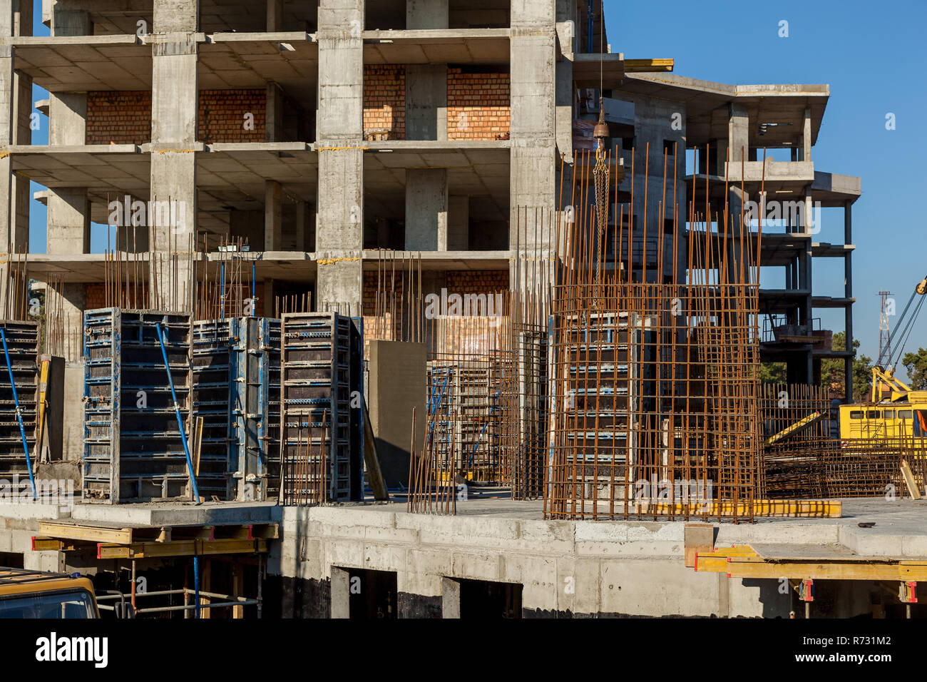 Design of reinforcement frame reinforcement for concrete frame house ...